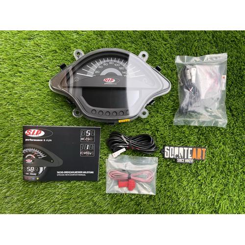 Jual Speedometer SIP LED Digital Vespa S LX GTS iGet Black Series ...