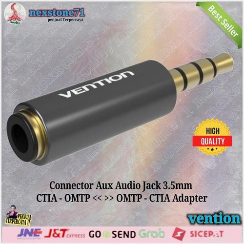Jual Connector Standar Aux Audio Jack 3.5mm CTIA (AHJ) To OMTP Adapter ...