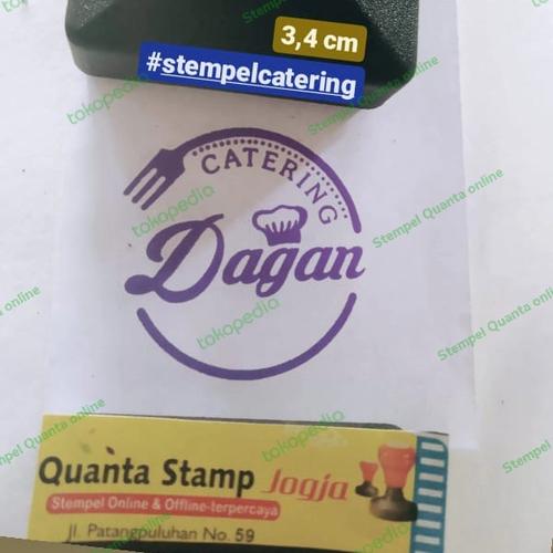 Jual Stempel catering, Custom Nama Toko - 1 warna - Kab. Sleman ...