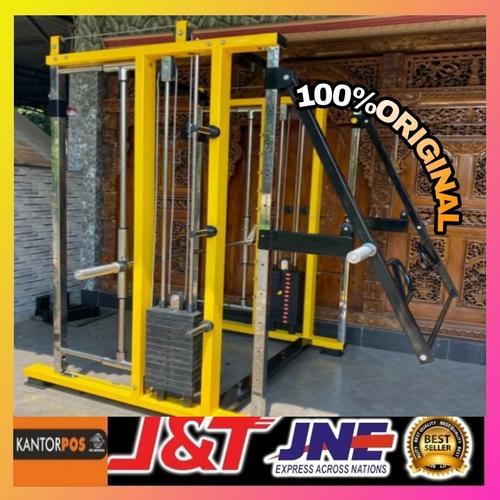 Jual smith machine 3D-pabrikan(original)smith machine-home gym-gym home ...