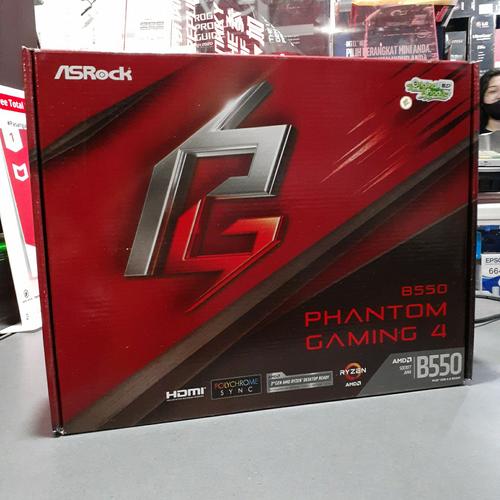 Jual asrock b550 phantom gaming 4 atx am4 motherboard - Kota Malang ...