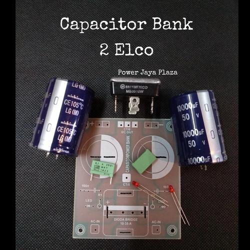 Jual Kit PSU Kapasitor Bank 2 Elco 10000uF 50V 105C Nichicon Japan ...