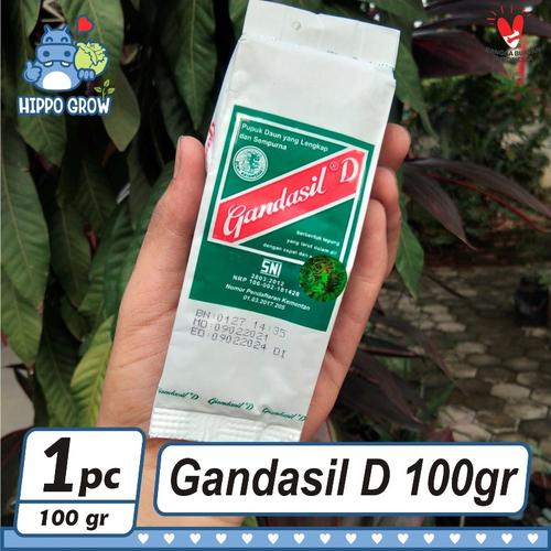 Jual Gandasil D [100gr] Pupuk Tanaman Vegetatif untukTunas dan Daun ...