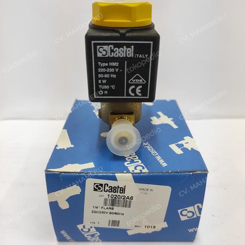 Jual Solenoid Valve 1/4 Castel - Jakarta Barat - CV. MAHAMERU | Tokopedia