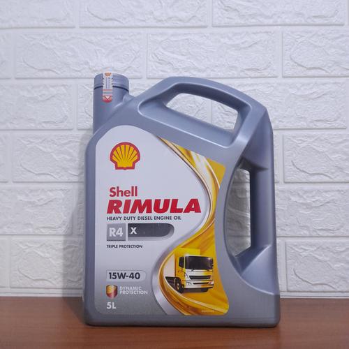 Jual Oli shell rimula R4 X 15w-40 diesel isi 5L-original scan barcode ...