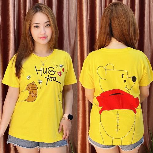 Jual BM - Kaos Wanita Pooh Honey Love Baju Gambar Kartun YJH - L - Kab ...