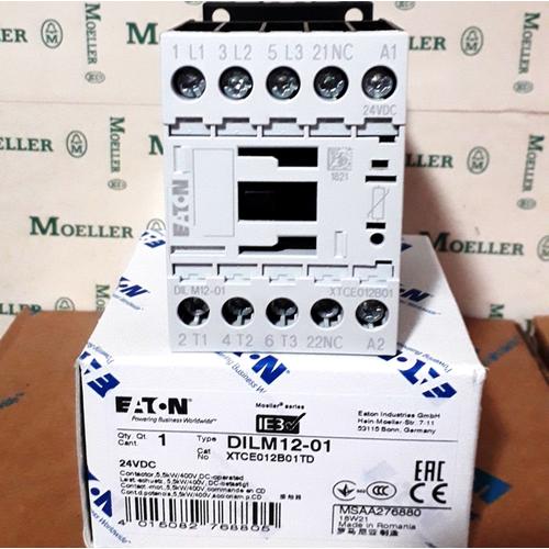 EATON XTCE025C01F Relay Eaton XTCE025C01F DILM12-01 Contactor - 24VDC ...