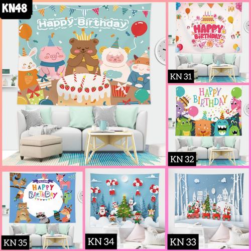 Jual HS- POSTER KAIN DINDING BACKGROUND POSTER KAIN NATAL POSTER ...