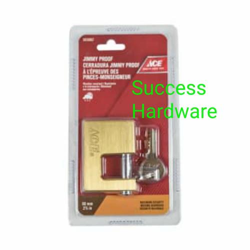 Jual JIMMY PROOF GEMBOK KUNINGAN OUTDOOR 6 CM JIMMY PROOF PADLOCK ACE ...