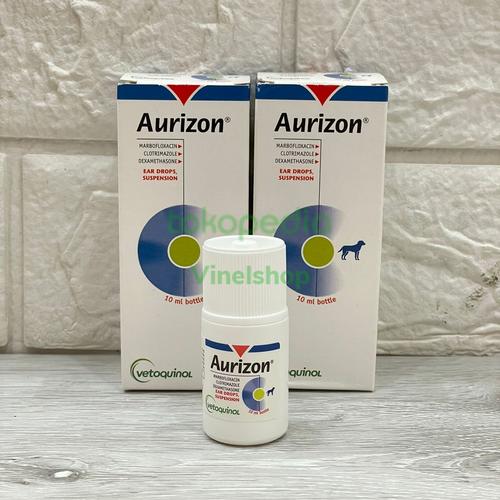 Jual Aurizon Ear Drop Suspension 10ml Obat Tetes Telinga Anjing - Kota ...