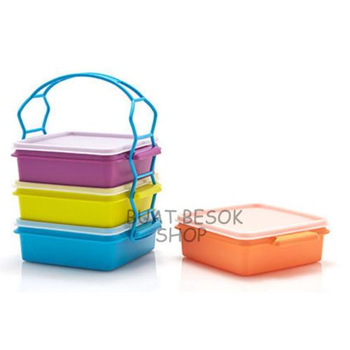 Jual Rantang Kotak Makan Lauk Sayur Tupperware Carry All Set - Kota ...