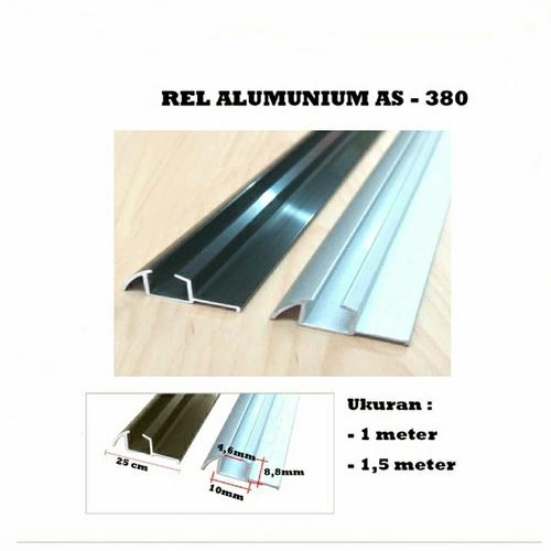 Jual Rel Lemari / Rel Timbul SD 380 Pintu Lemari Geser Sliding - Coklat, 1,5 meter - Kab ...