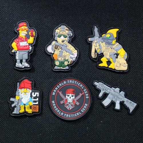 Jual Patch Rubber tactical premium/ patch tactical karakter - monster ...