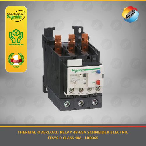 Promo SCHNEIDER LRD THERMAL OVERLOAD RELAYS 48-65A CLASS 10A - LRD365 ...