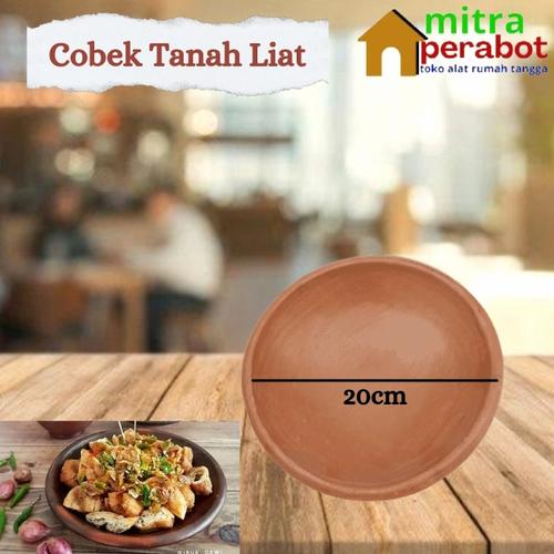 Jual Cobek Tanah Liat Tradisional Coet Tanah Liat Tempat Ulekan 20cm ...