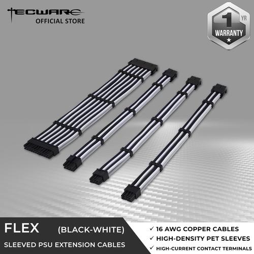 Jual Kabel Cable Sleeving Sleeve Extension 24 8 6 4 2 Pin PSU VGA GPU ...