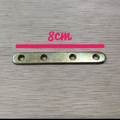 Jual plat besi lubang 8 cm 4 lubang lurus siku tebal chrome kokoh ...