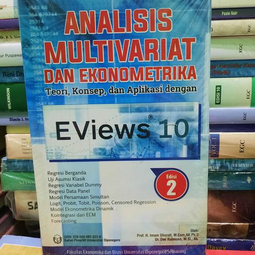 Jual ANALISIS MULTIVARIAT DAN EKONOMETRIKA DENGAN EVIEWS 10 - Kota ...