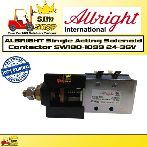 Jual ALBRIGHT Single Acting Solenoid Contactor SW180-1099 24-36V - Kota ...