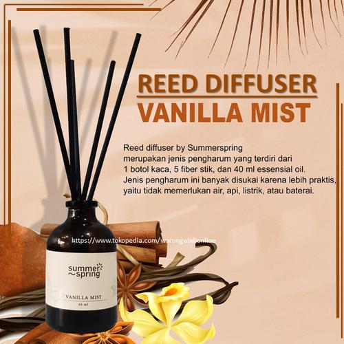Jual Pengharum Ruangan Aromaterapi Reed Diffuser Vanilla Mist - Kab ...
