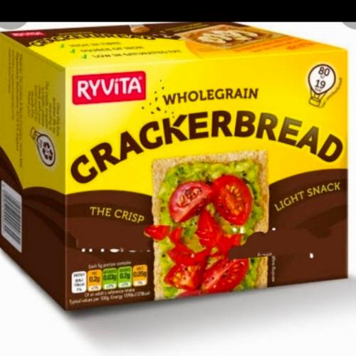 Jual ryvita cracker bread wholegrain 125gr biscuit biskuit gandum ...