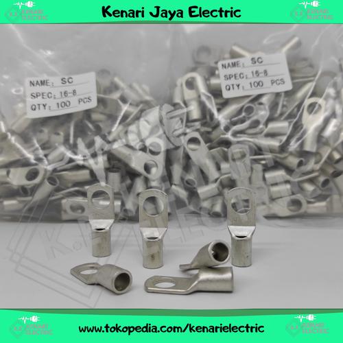 Jual Kabel Skun 16 - 8 / Cable Lug 16 mm / Skun Kabel SC 16 Lubang 8 - 16 - 10 - Jakarta Pusat ...