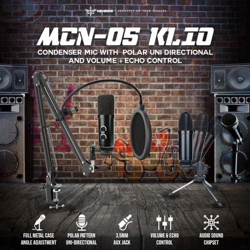 Jual MIC NYK NEMESIS MCN-05 KLIO Condenser Microphone Set Original ...