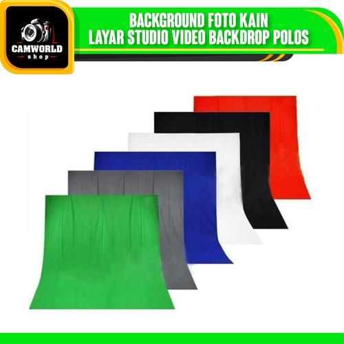 Jual Background Foto Kain Layar Studio Video Backdrop Polos - Jakarta ...