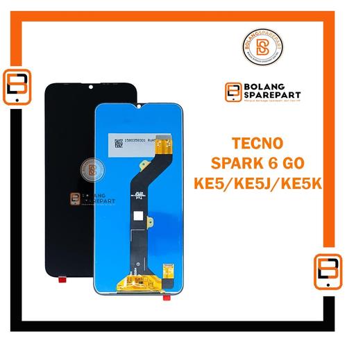 Jual LCD TECNO SPARK 6 GO KE5 KE5J KE5K + TOUCHSCREEN - Hitam - Kota ...