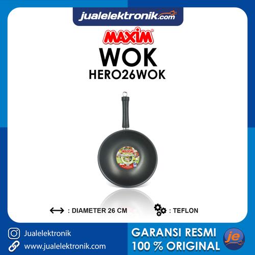 Promo Maxim - HERO26WOK Hero Wok W/O Cover 26cm - Jakarta Utara ...