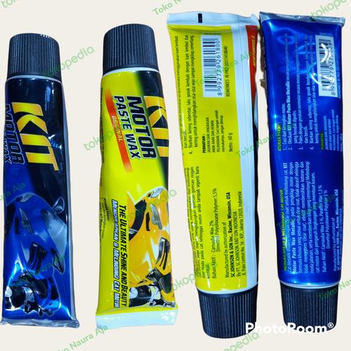 Jual Kit Tube odol Pasta wax kuning Dan Biru / Pengkilat Bodi motor ...