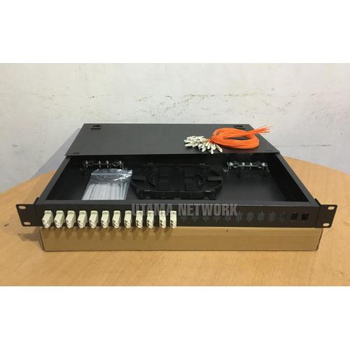 Jual OTB 24 port rackmount LC multimode/ODF 24 port LC+ pigtail LC ...