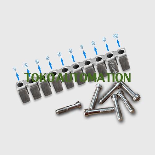 Jual UK EUK Jumper Strip Terminal Blok UK5N Fixed Bridge Screw AY96 ...