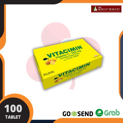 Jual Vitacimin Vitamin C 500mg 1 Box 100 Tablet Rasa Lemon - Kota Depok ...