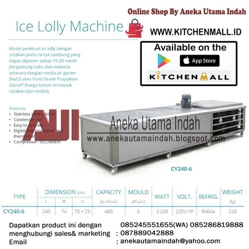 Jual GEA CY240-6 ICE LOLLY MACHINE - MESIN PEMBUAT ES LOLLY DENGAN ...