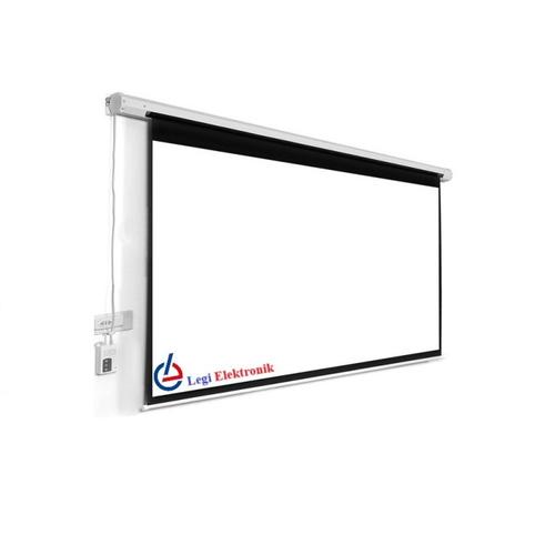Jual Screen Projector Motorized 120" 16.9 265cm x 149cm - Layar ...