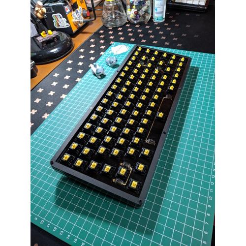Jual Mechanical Keyboard Custom Sandwich Acrylic Hotswap 60% Layout ...