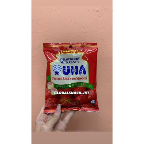 Jual UHA Permen Strawberry / Matcha / Rich Milk Candy - STRAWBERRY - Jakarta Utara - GlobalSnack ...