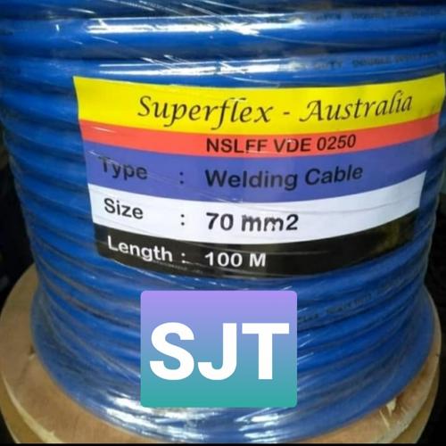 Jual Welding Cable/kabel Las Superflex(biru) 70mm x 50m Australia ...