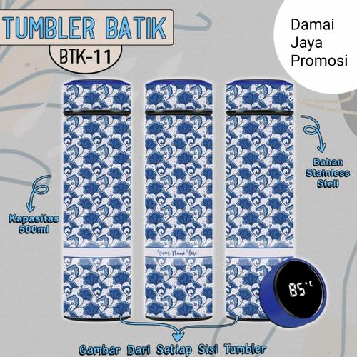 Jual Botol Minum Motif Batik - ( Tumbler Vacuum 500 ML Batik Indonesia ...