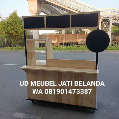 Jual booth untuk mulai usaha/booth kekinian/booth kayu jati Belanda ...
