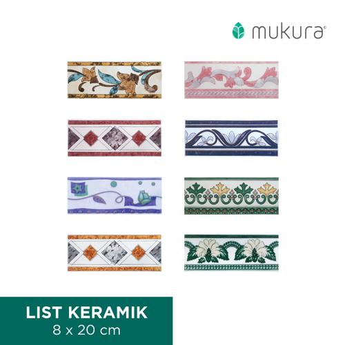Jual List Keramik Mukura 8 x 20 cm - Varian 3 - Terra Cream - Jakarta Utara - Mukura Ceramics ...