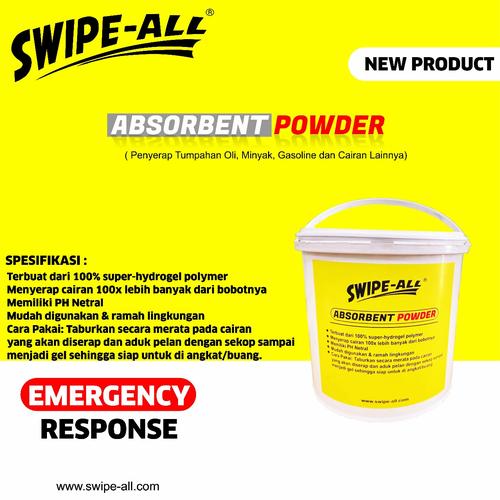 Jual Swipe-All Super Absorbent Powder PH Netral Penyerap Oli, Minyak ...