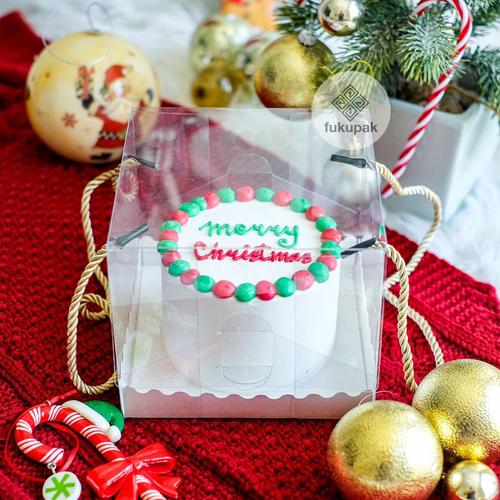 Jual Box Mika Tali 12x12x12 (20pcs) Kotak Mini Cake Chiffon Lapis ...