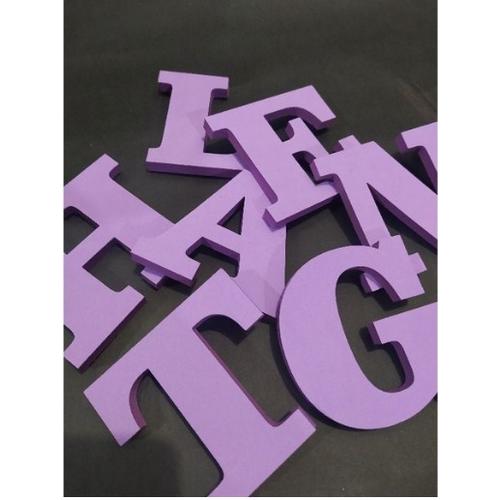 Jual Huruf Timbul, Letter Spon Eva, Warna/Custom, Eva Foam - Biru - Kab ...