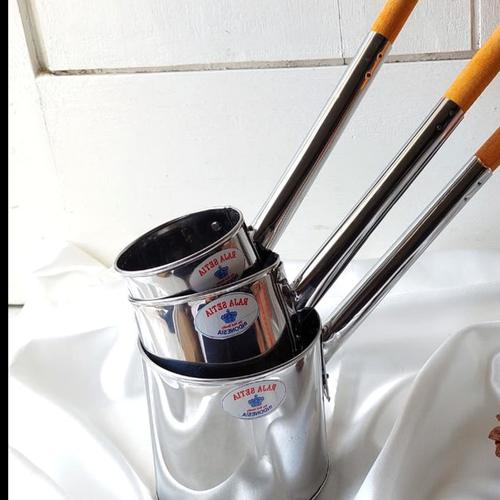 Jual Gayung Dapur Stainless Panjang Gagang Kayu - gayung thaitea ...
