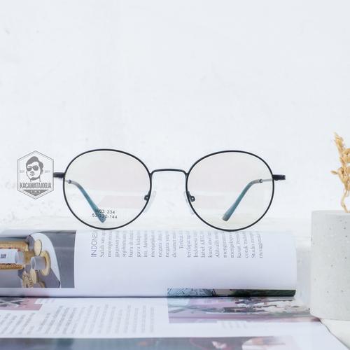 Jual Kacamata Frame Bulat Klasik dan Elegan - ASWATAMA 04 - BLACK ...
