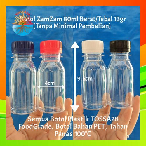 Jual Botol Plastik 80ml / Botol Zam Zam 80ml / Botol Plastik Murah ...