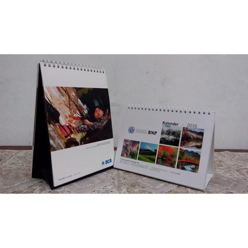 Jual Kalender Meja 2022 Linen Hitam - 6 Lembar 1 Muka - Non Laminasi ...
