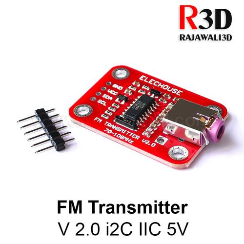 Jual Arduino FM Transmitter Module V2.0 Pemancar Radio FM i2C IIC 5V ...